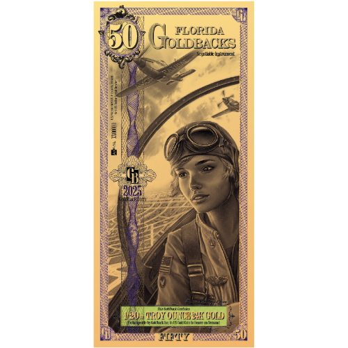 50 Florida Goldback 1/20 oz - Finest Known
