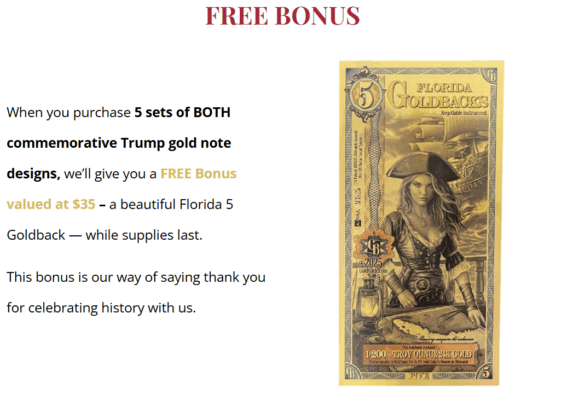 2025 100 Milligrams Presidential Gold Note Set of 2 - Finest Known